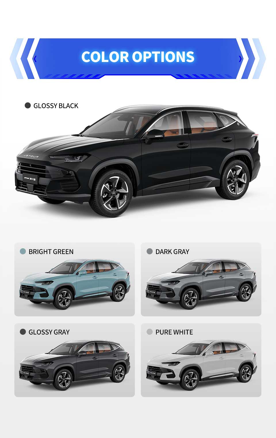 Jetour Dashing 2025 Affordable Luxury SUV for Sale in Algeria