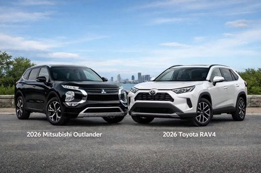 Outlander 2026 vs RAV4 2026 : quel SUV choisir ? | Jinyu Autos